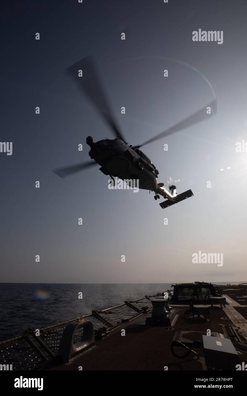 230604-N-XX566-1009 EAST CHINA SEA (June 4, 2023) An MH-60R Seahawk ...