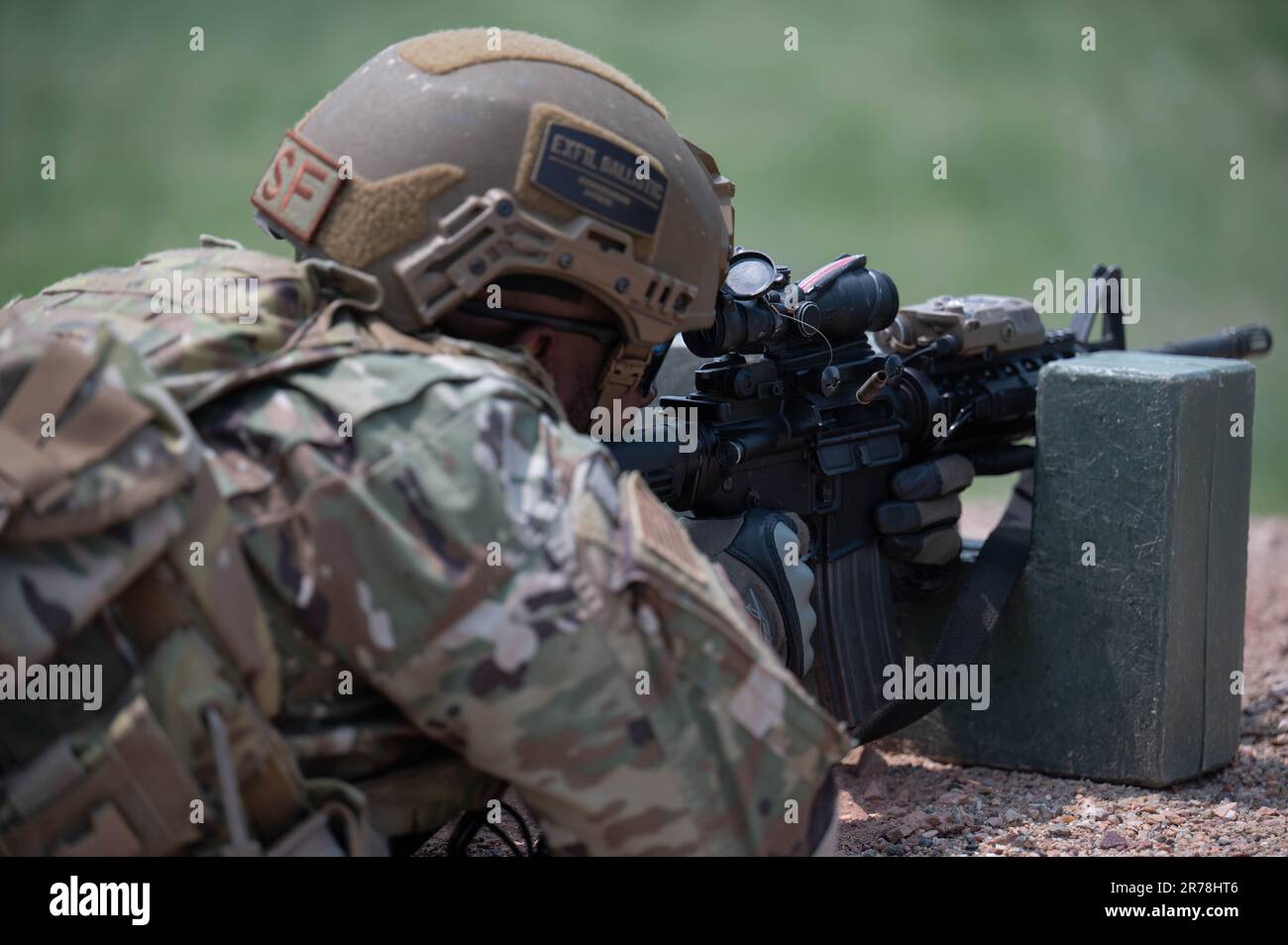 A 790th Missile Security Forces Squadron Airman participates in ...