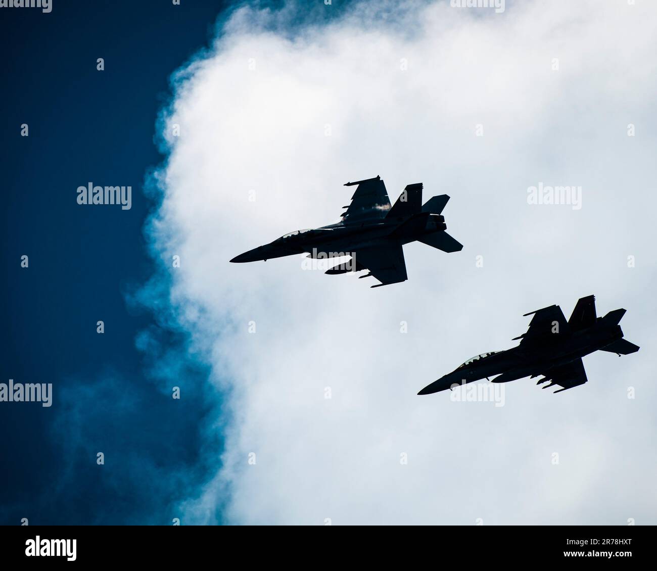 230613-N-MH015-2118 PACIFIC OCEAN (June 13, 2023) Two F/A-18F Super ...