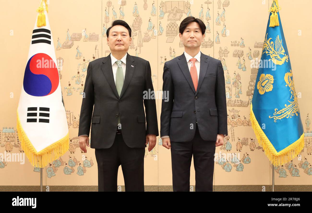 14th June, 2023. New S. Korean envoy to Zimbabwe President Yoon Suk ...