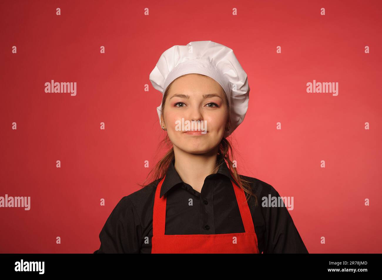 portrait of beauty young cook Stock Photo - Alamy