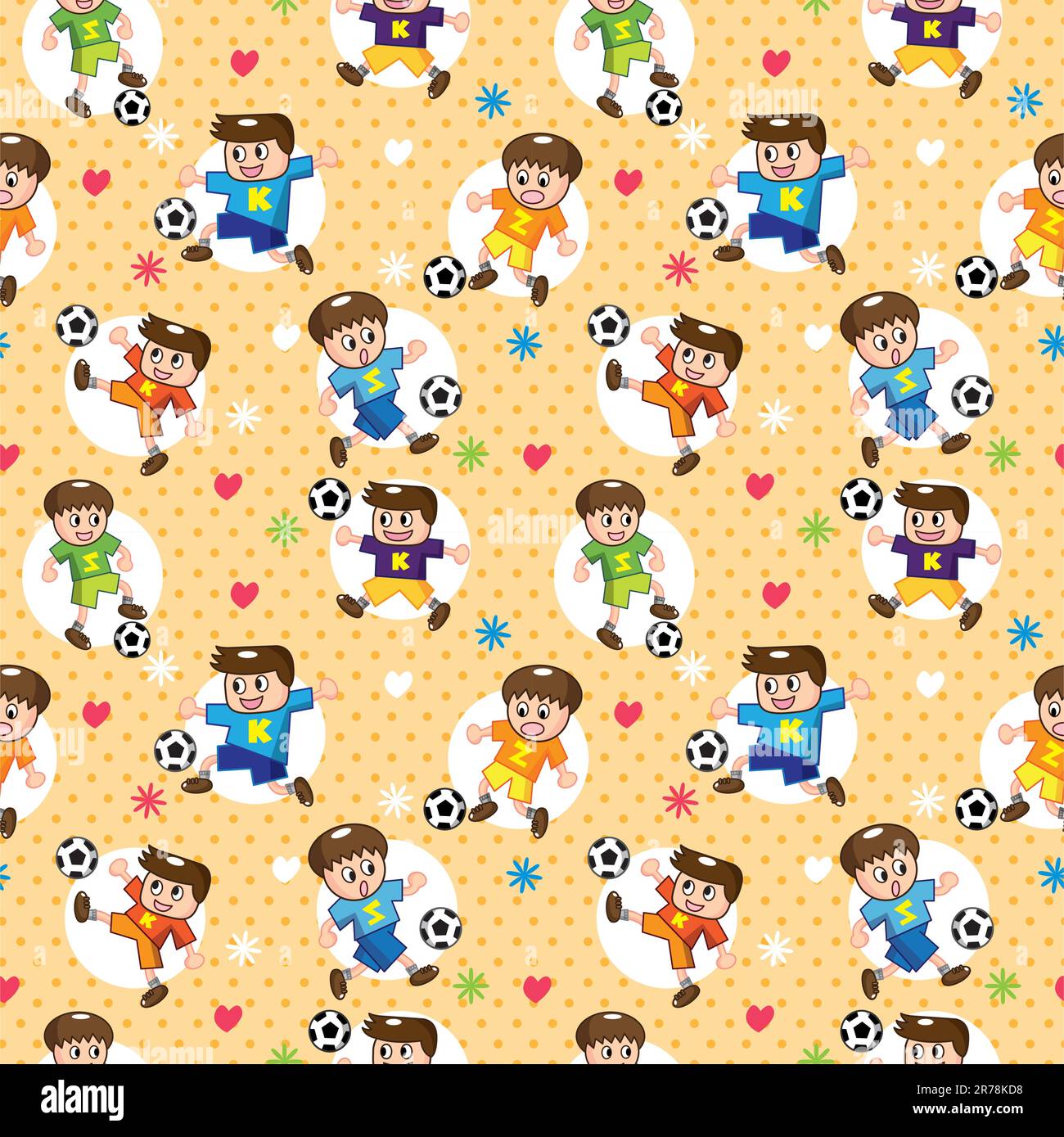 Boys team soccer Stock Vector Images - Alamy