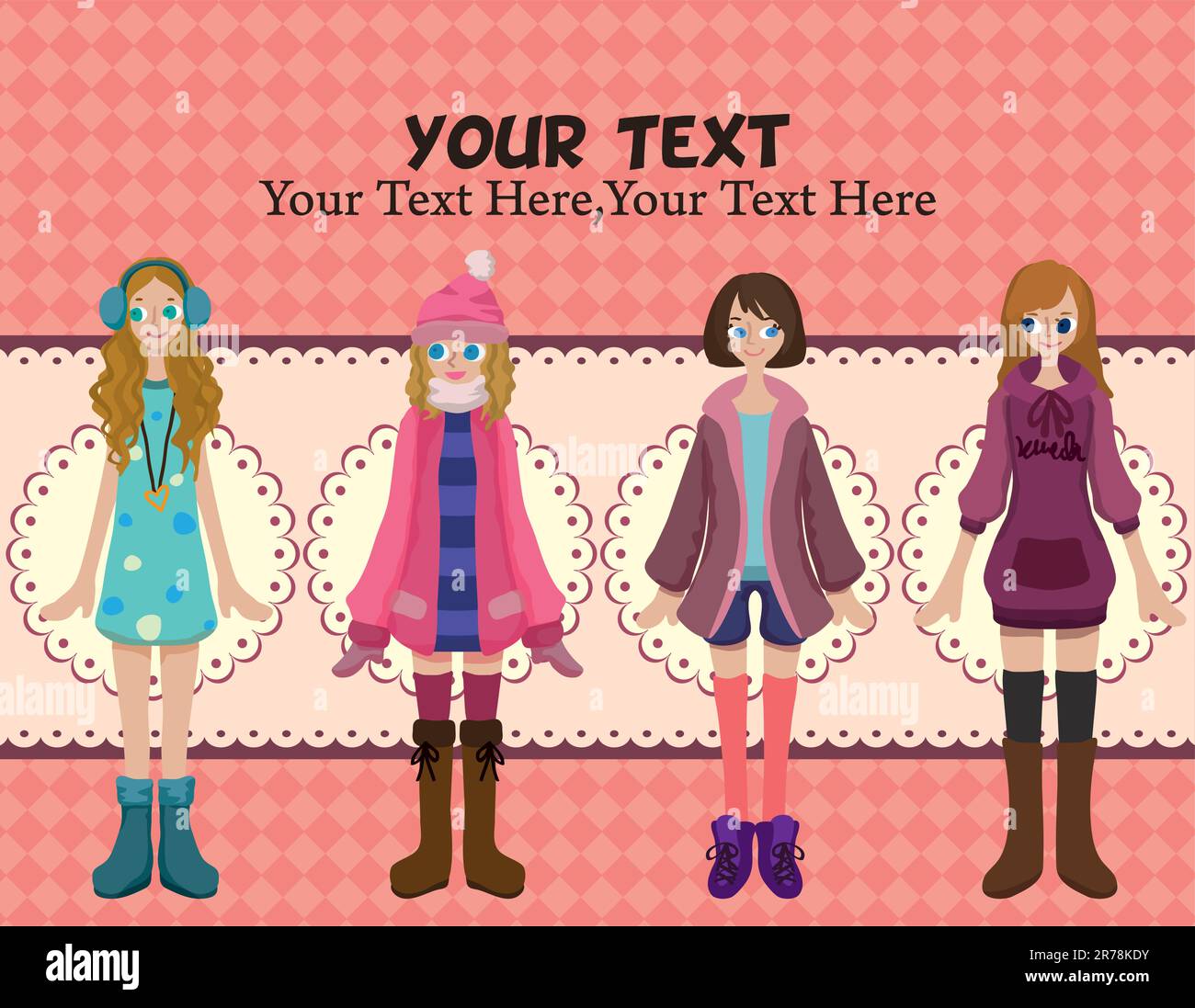 Lady greeting Stock Vector Images - Alamy