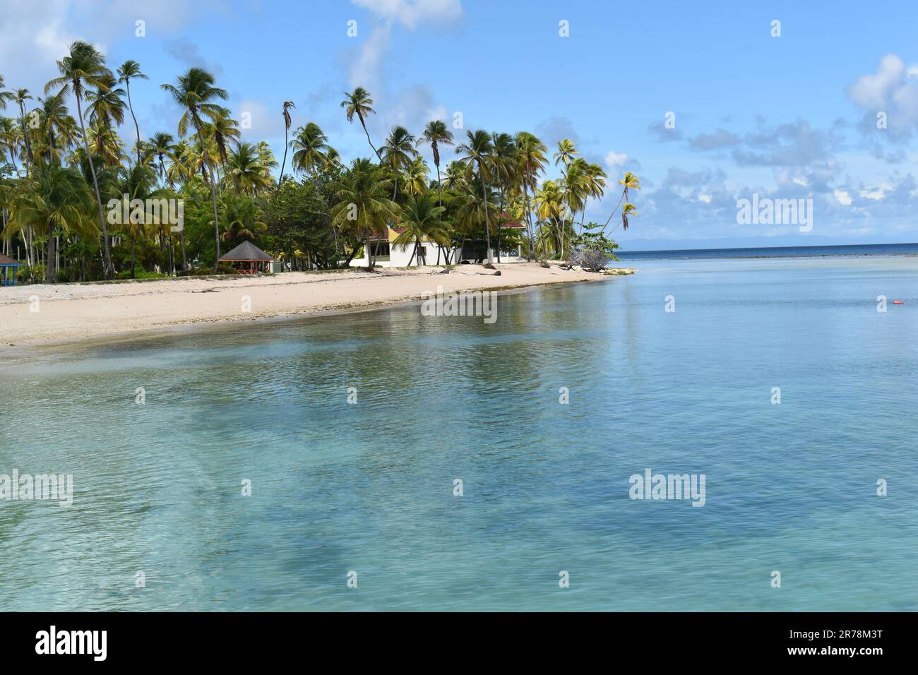 Pigeon Point Beach at the Pigeon Point Heritage Park in Tobago, West ...