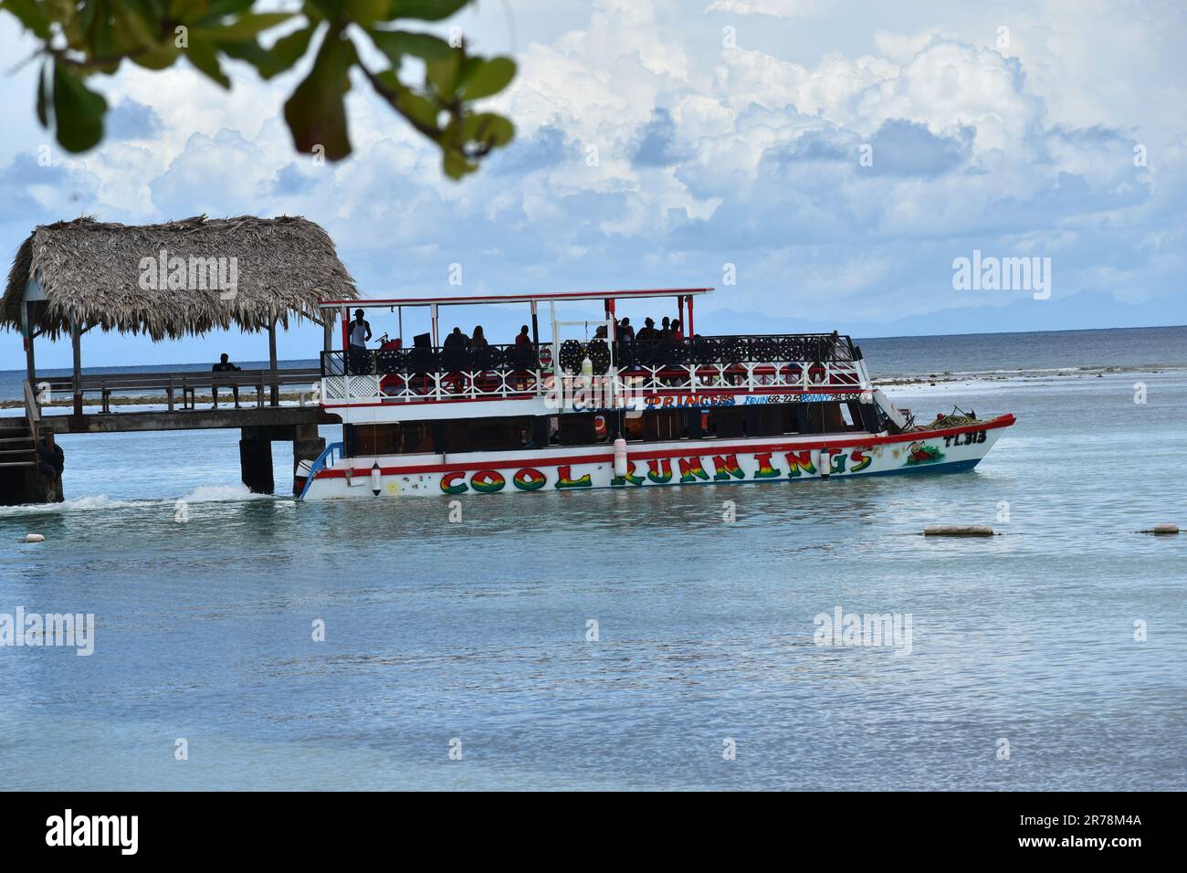 Glass bottom boats in Pigeon Point carrying tourists on tours to see ...