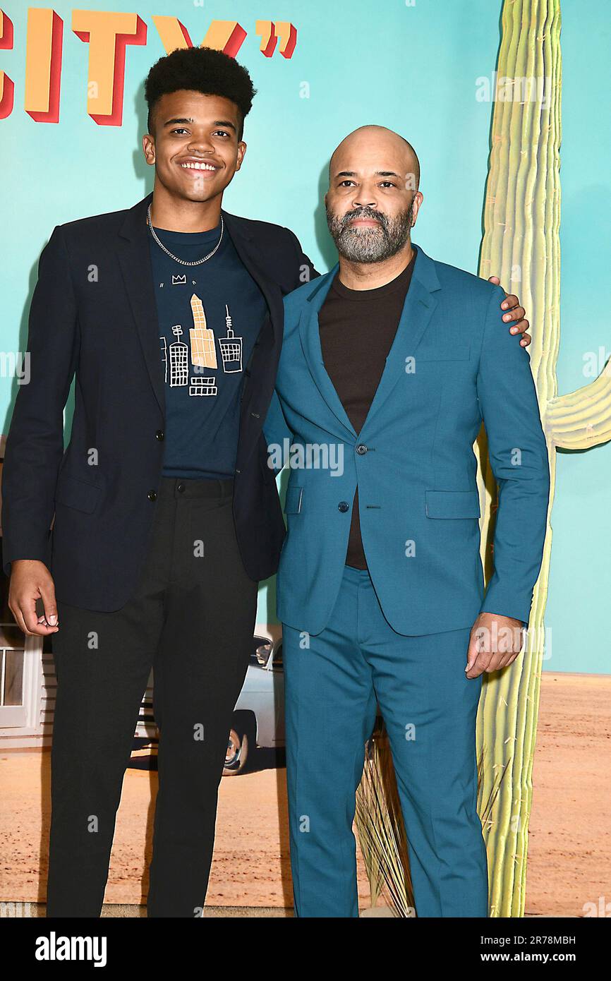 Elijah and Jeffrey Wright attends the New York Premiere of "Asteroid ...