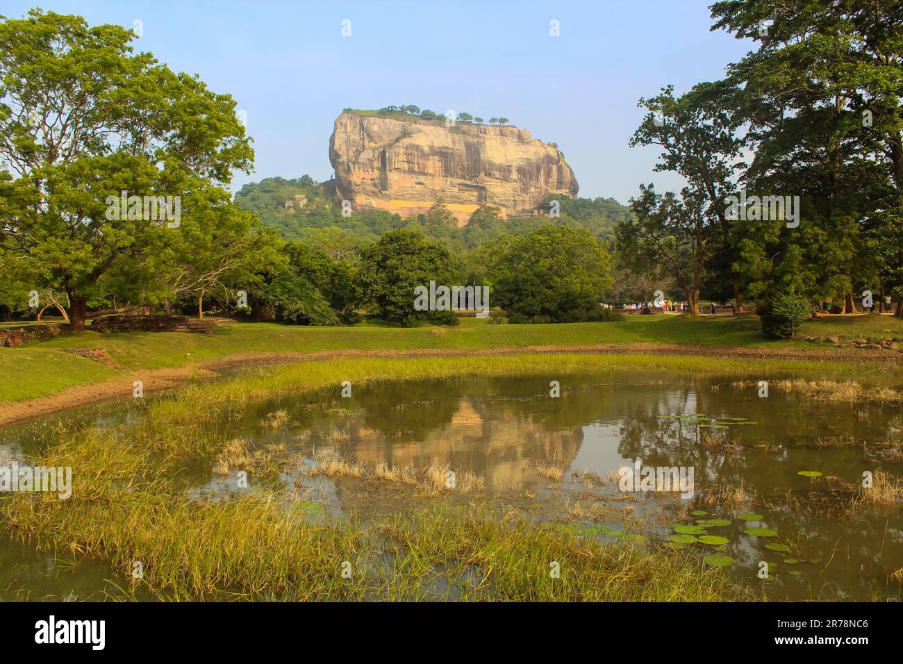 Sri Lanka: beautiful ancient Lion Rock fortress in Sigiriya or ...