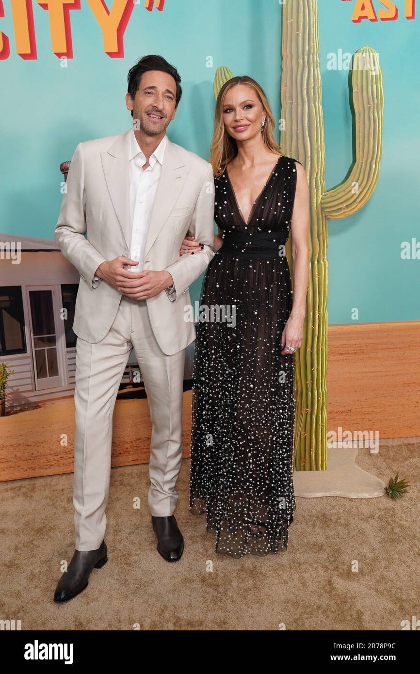 New York, NY, USA. 13th June, 2023. Adrien Brody, Georgina Chapman at ...