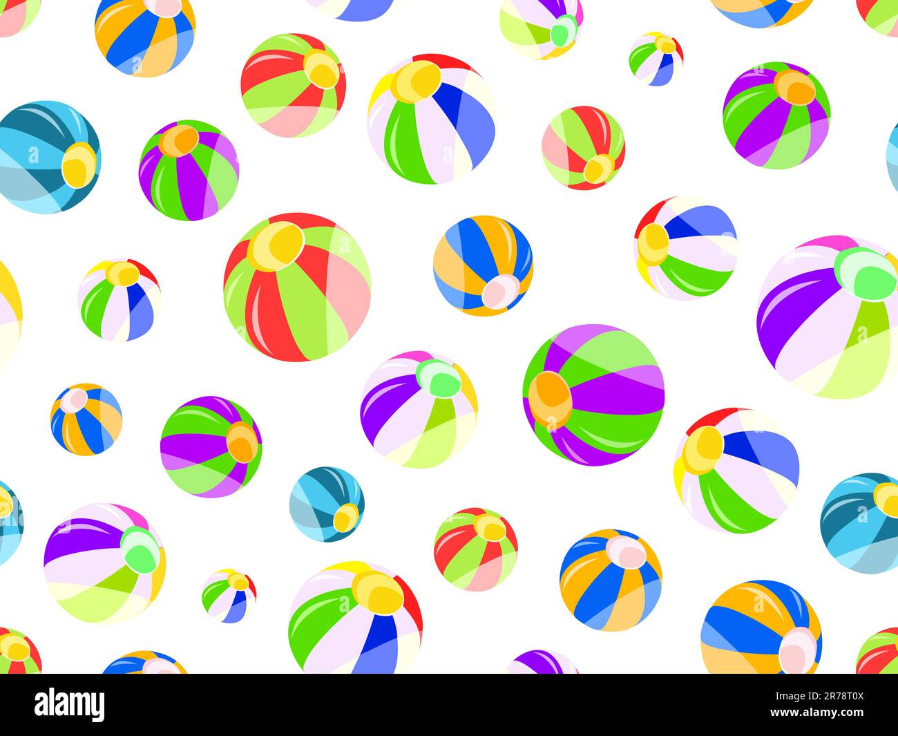 Group beach balls Stock Vector Images - Alamy