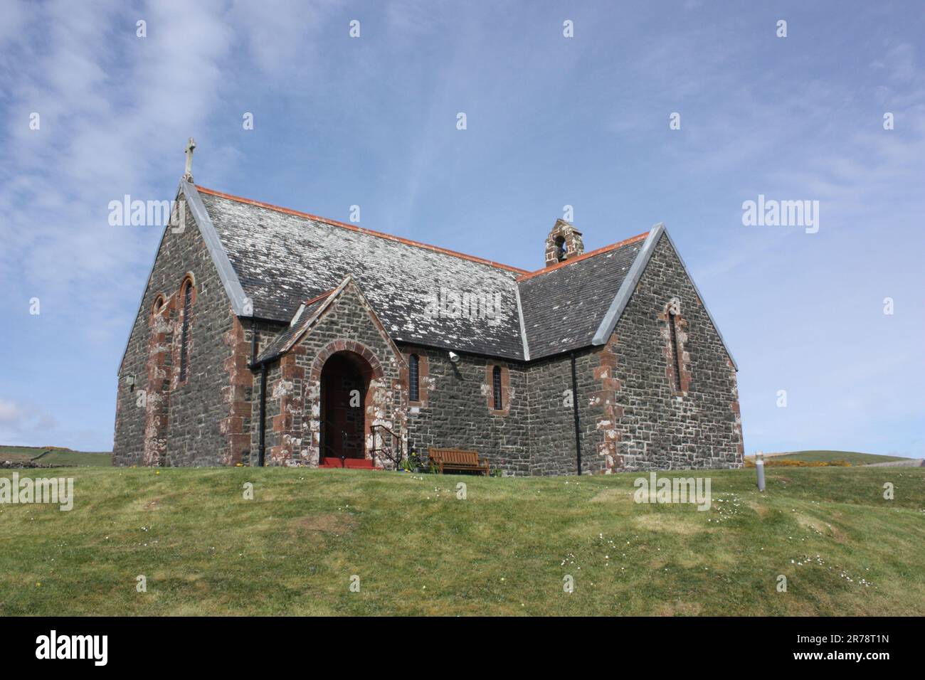 St Kiaran's Church on Islay, mid way between Port Charlotte and ...