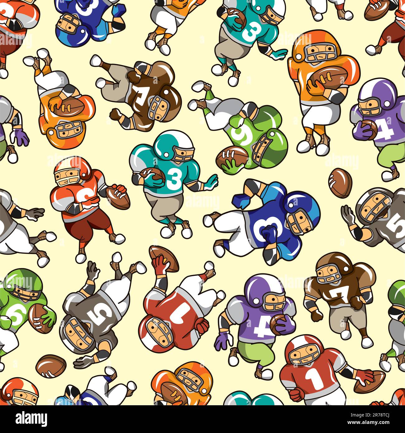 seamless football pattern Stock Vector Image & Art - Alamy