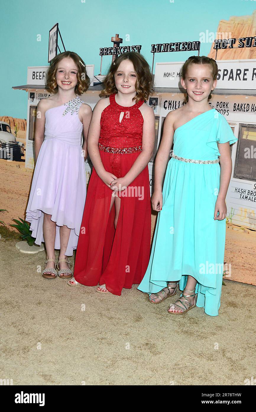 Ella Faris, Gracie Faris and Willan Faris attend the New York Premiere of "Asteroid City" at ...
