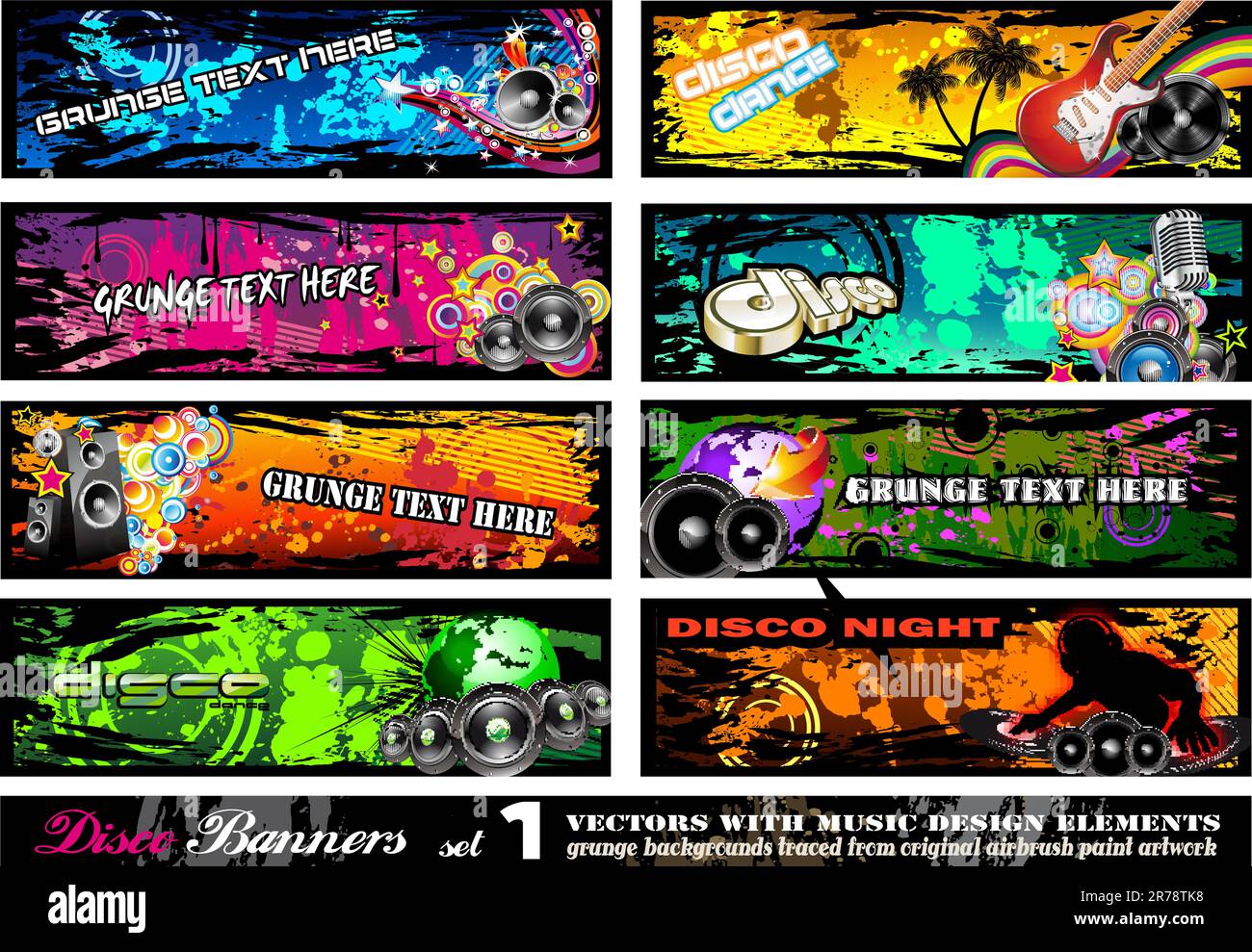 New urban entertainment Stock Vector Images - Alamy