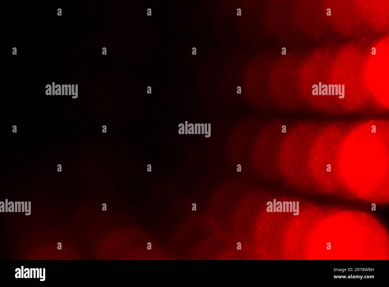 Red and black abstract up close blurred dots lightburst frame Stock ...