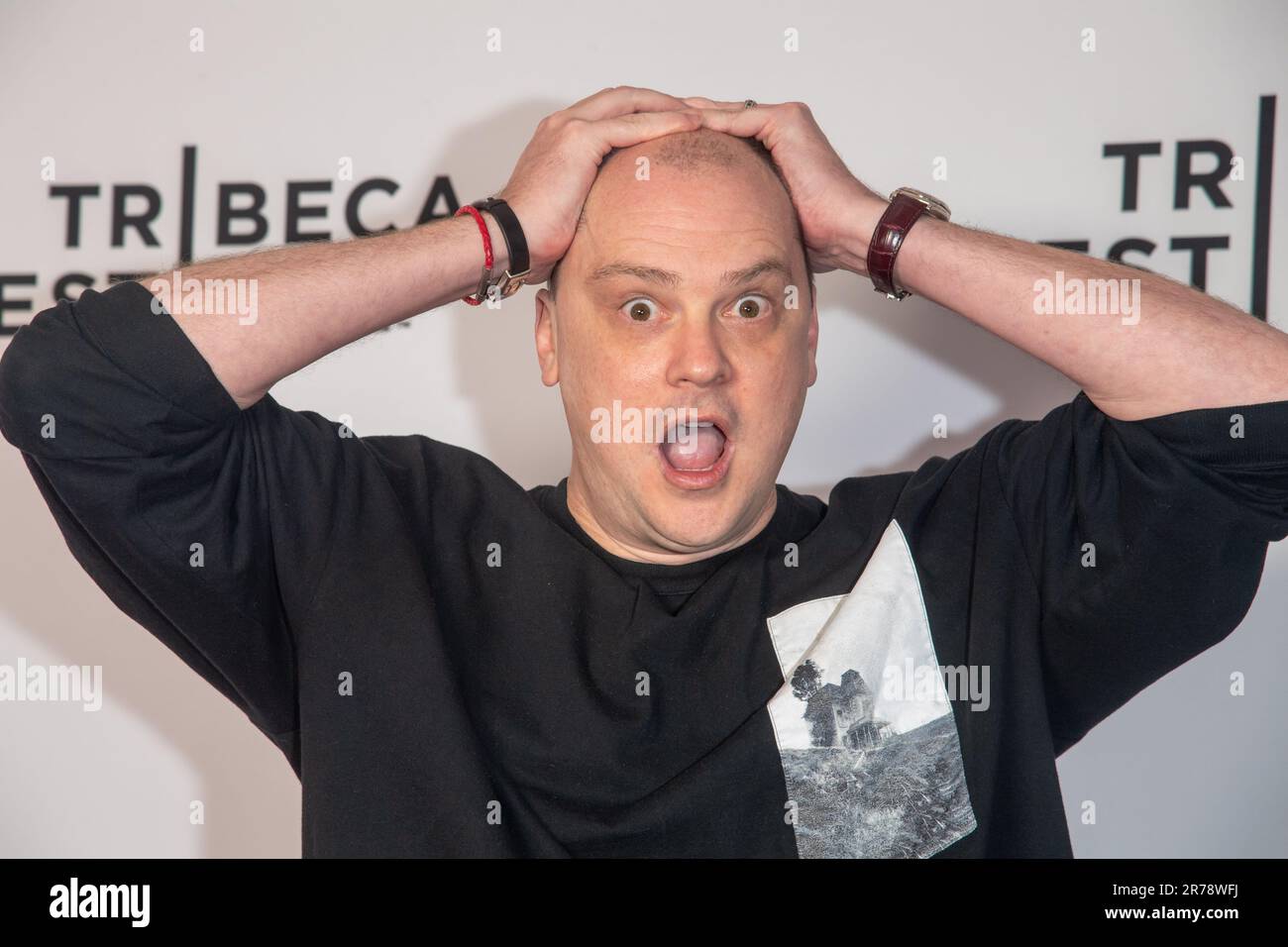 NEW YORK, NEW YORK - JUNE 13: Mike Flanagan attends "Alan Wake 2 ...