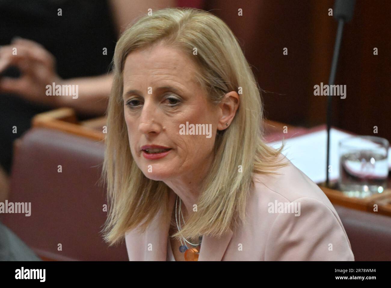 Canberra, Australia. 14th June, 2023. Minister for Finance Katy ...