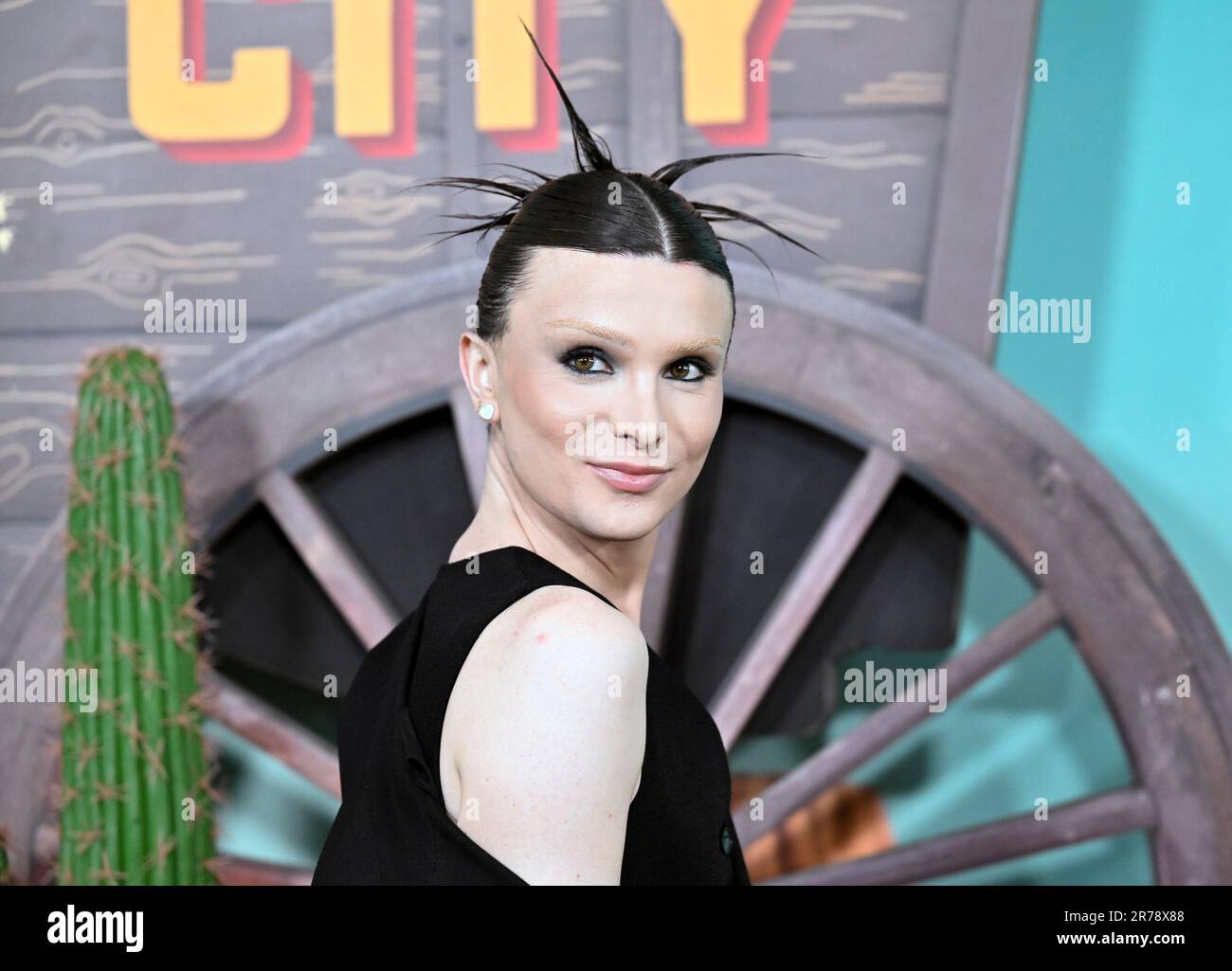 Dylan Mulvaney attends the premiere of "Asteroid City" at Alice Tully Hall on Tuesday, June 13 ...
