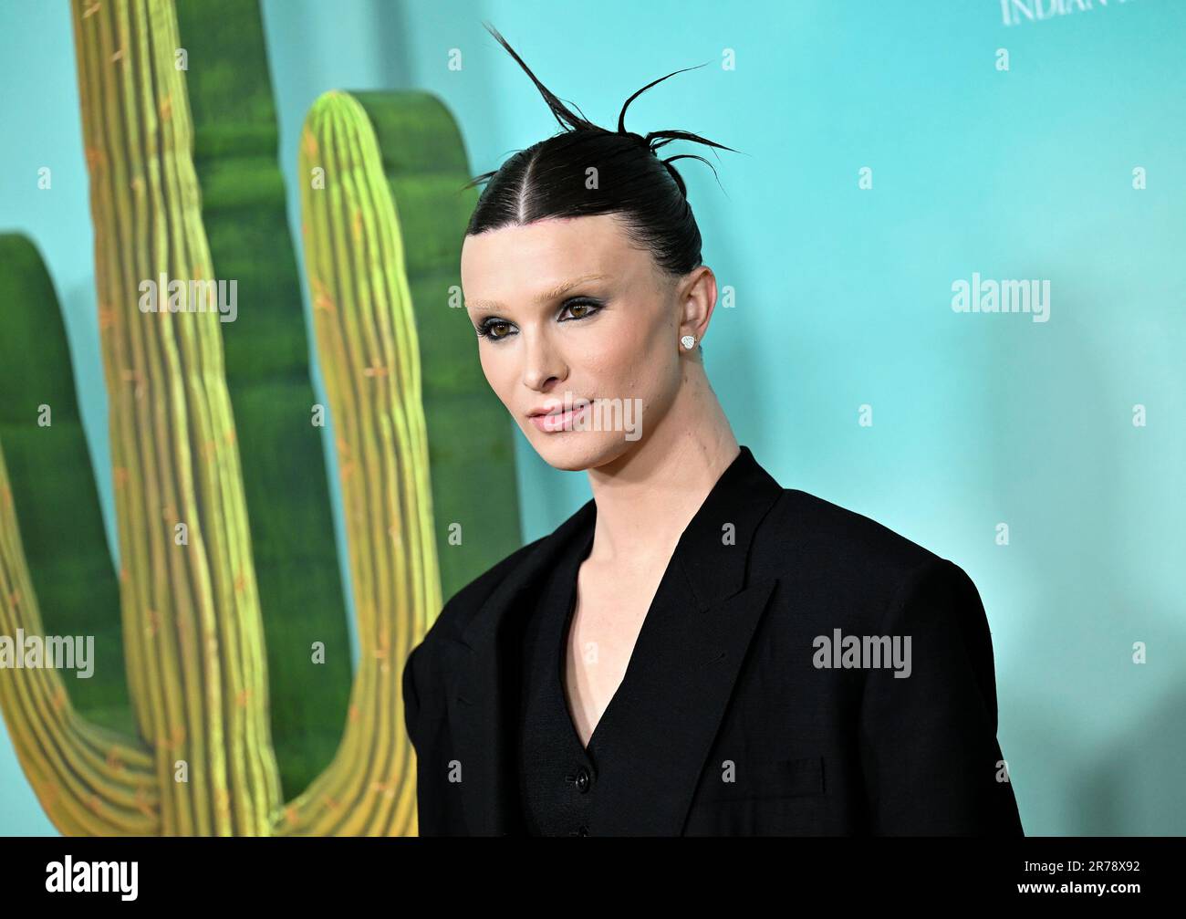 Dylan Mulvaney attends the premiere of "Asteroid City" at Alice Tully Hall on Tuesday, June 13 ...