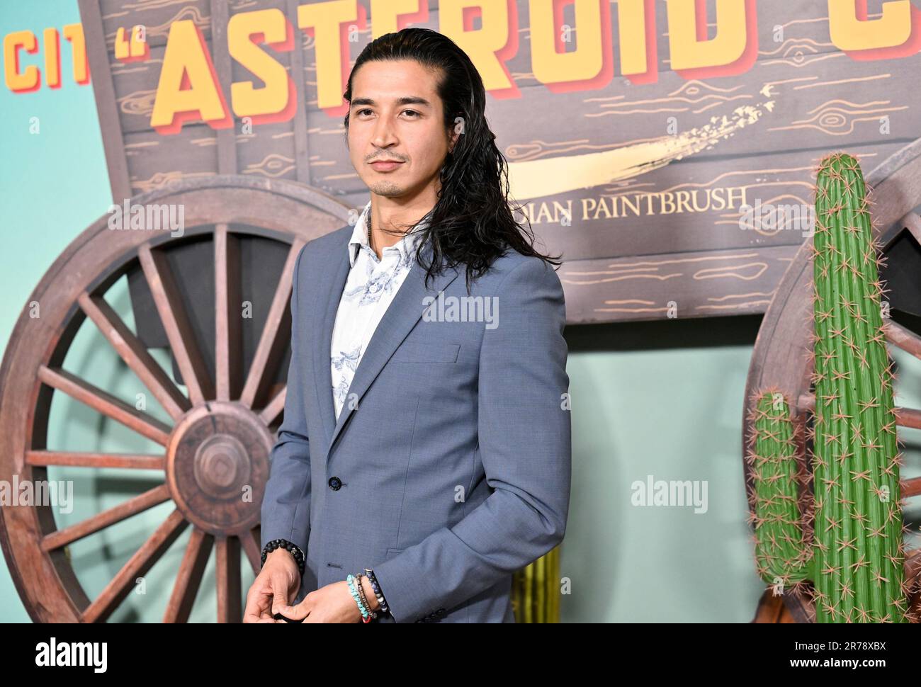 Sam Marra attends the premiere of "Asteroid City" at Alice Tully Hall ...