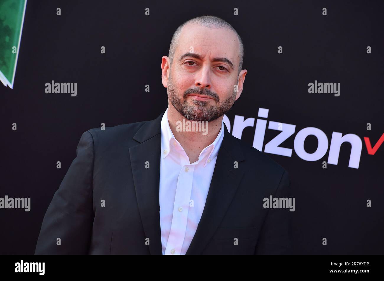 Brad Winderbaum arrives at the premiere of "Secret Invasion," Tuesday ...