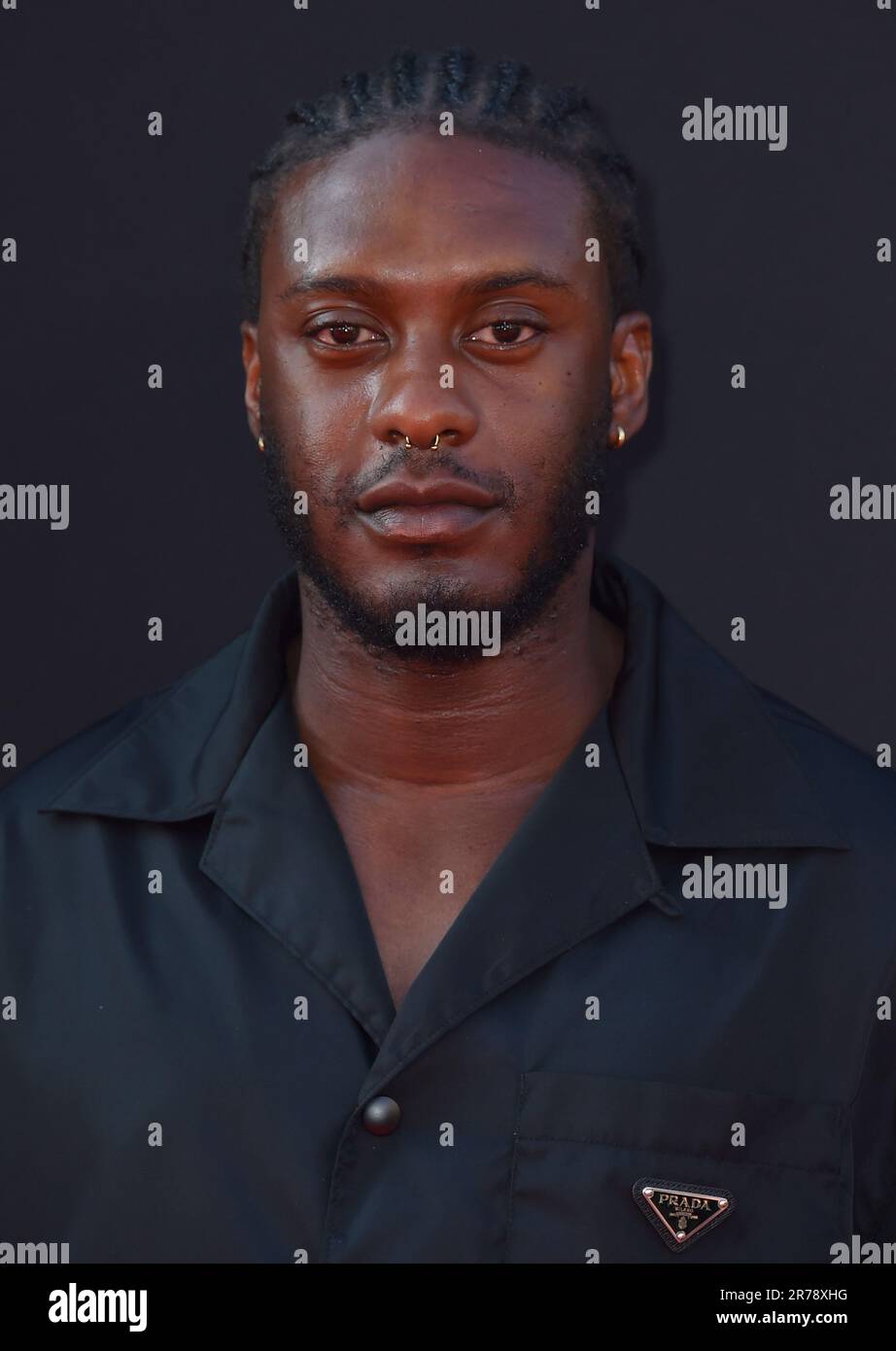 Samuel Adewunmi arrives at the premiere of "Secret Invasion," Tuesday ...