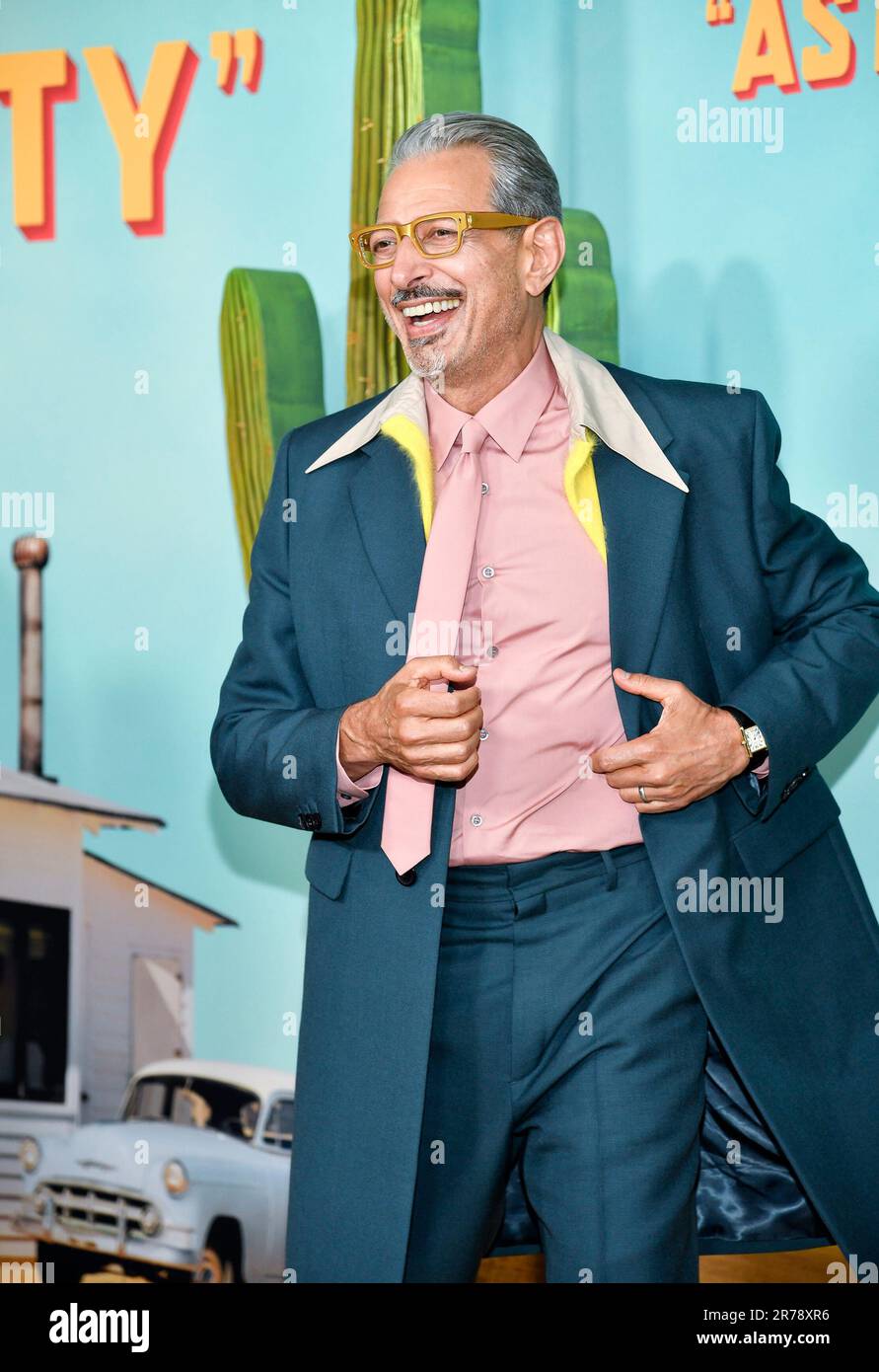 Jeff Goldblum attends the premiere of "Asteroid City" at Alice Tully Hall on Tuesday, June 13 ...