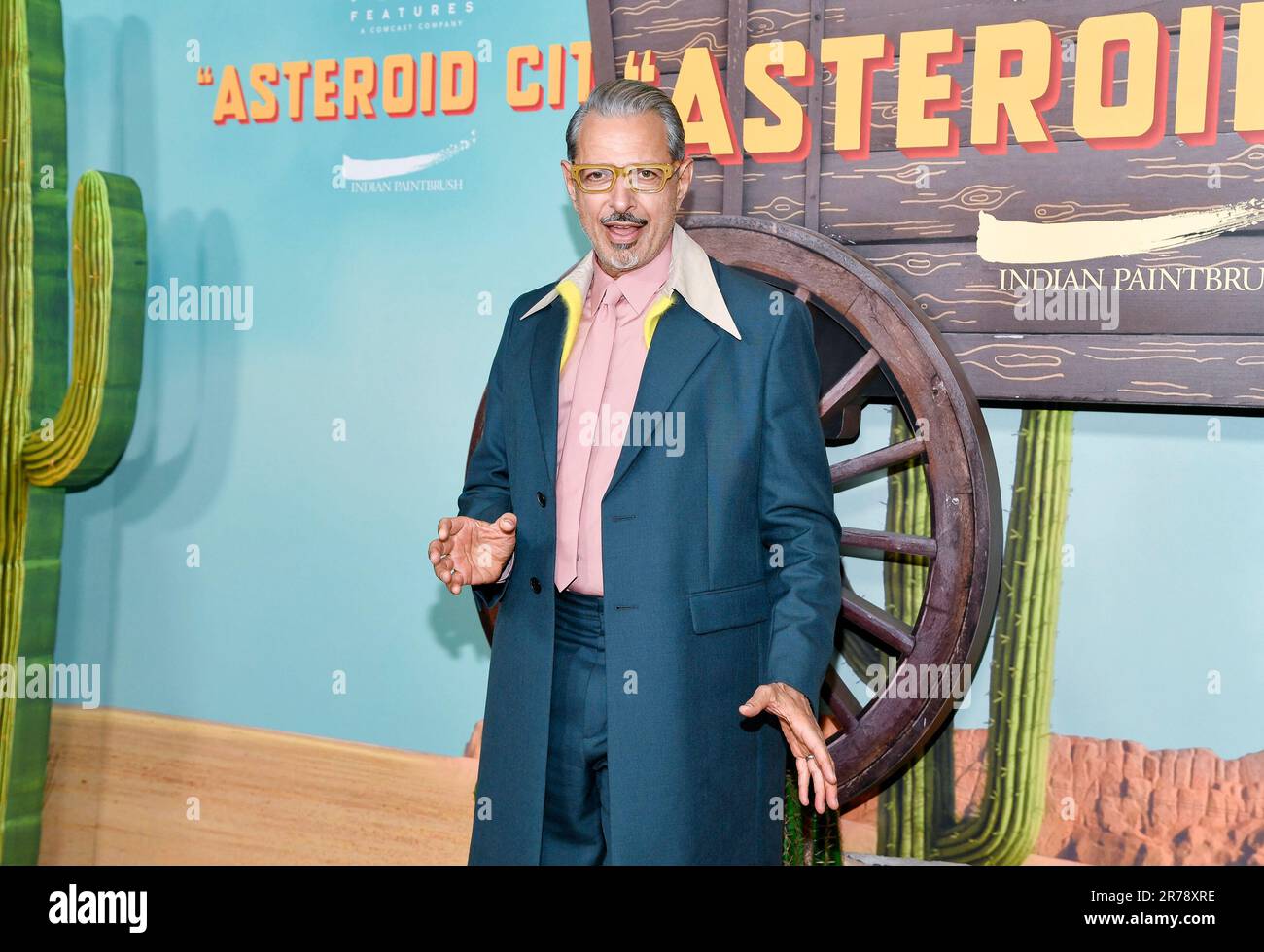 Jeff Goldblum attends the premiere of "Asteroid City" at Alice Tully ...