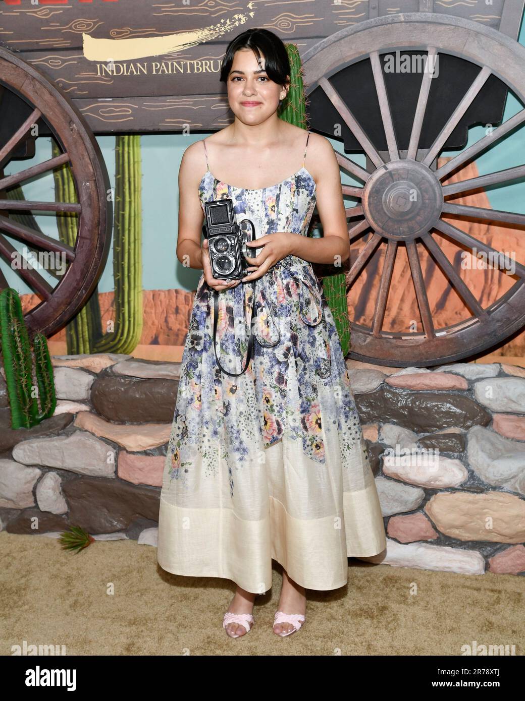 Grace Edwards attends the premiere of "Asteroid City" at Alice Tully ...