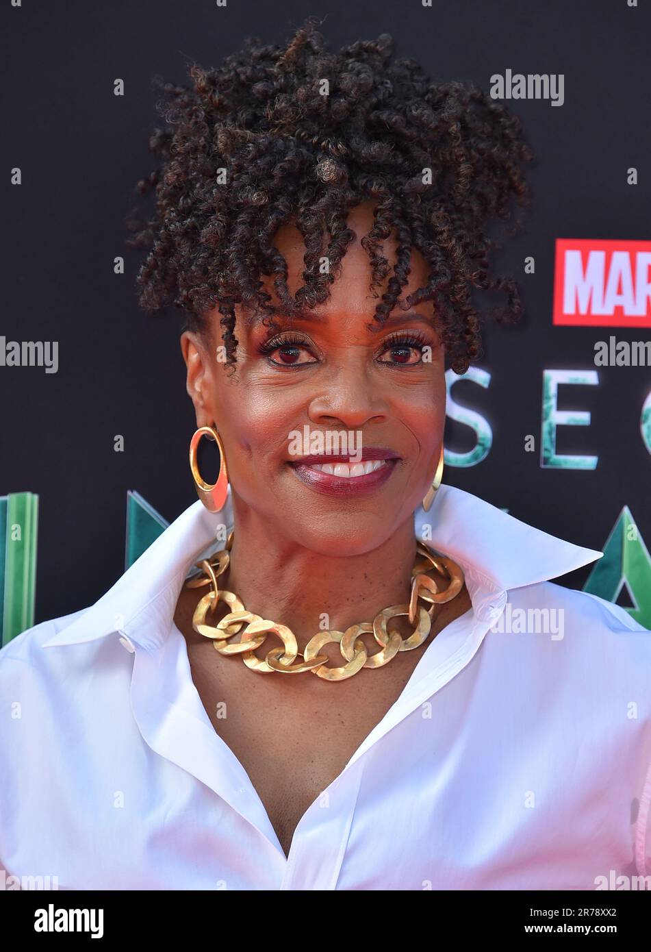 Charlayne Woodard arrives at the premiere of "Secret Invasion," Tuesday ...