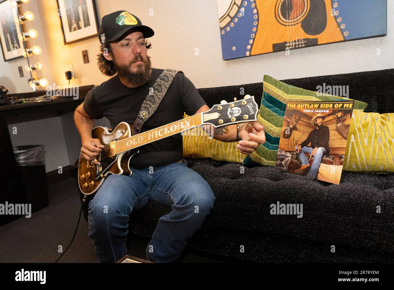 Chris Janson is seen at the Grand Ole Opry on Tuesday, June 13, 2023 ...