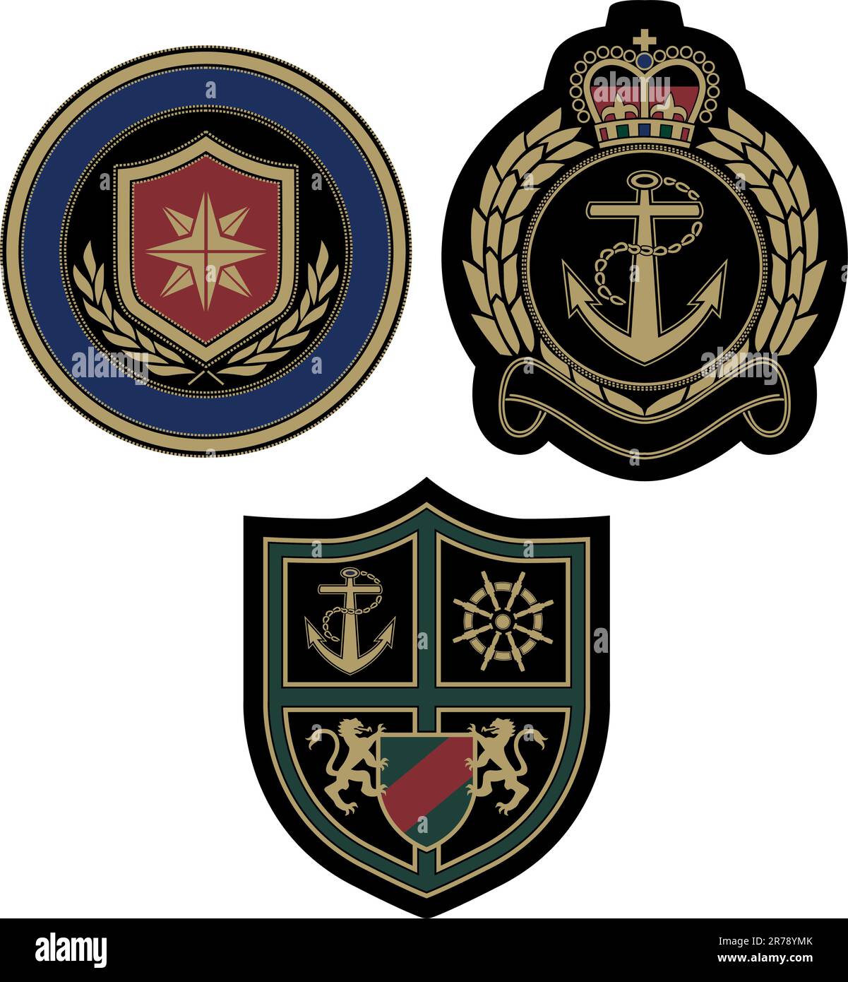Classic Royal Emblem Badge Design Stock Vector Image And Art Alamy
