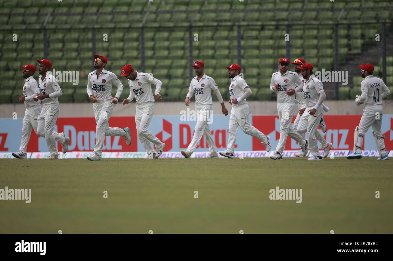 Bangladesh-Afghanistan alone Test match day one at the Sher-e-Bangla ...