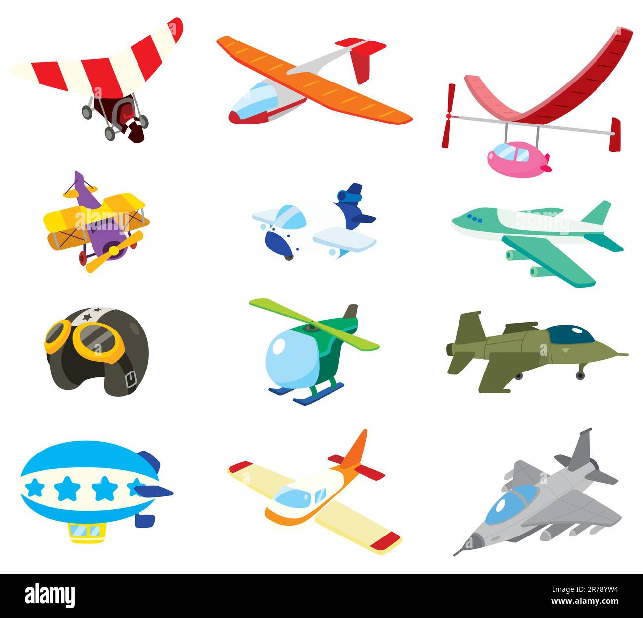 cartoon airplane icon Stock Vector Image & Art - Alamy