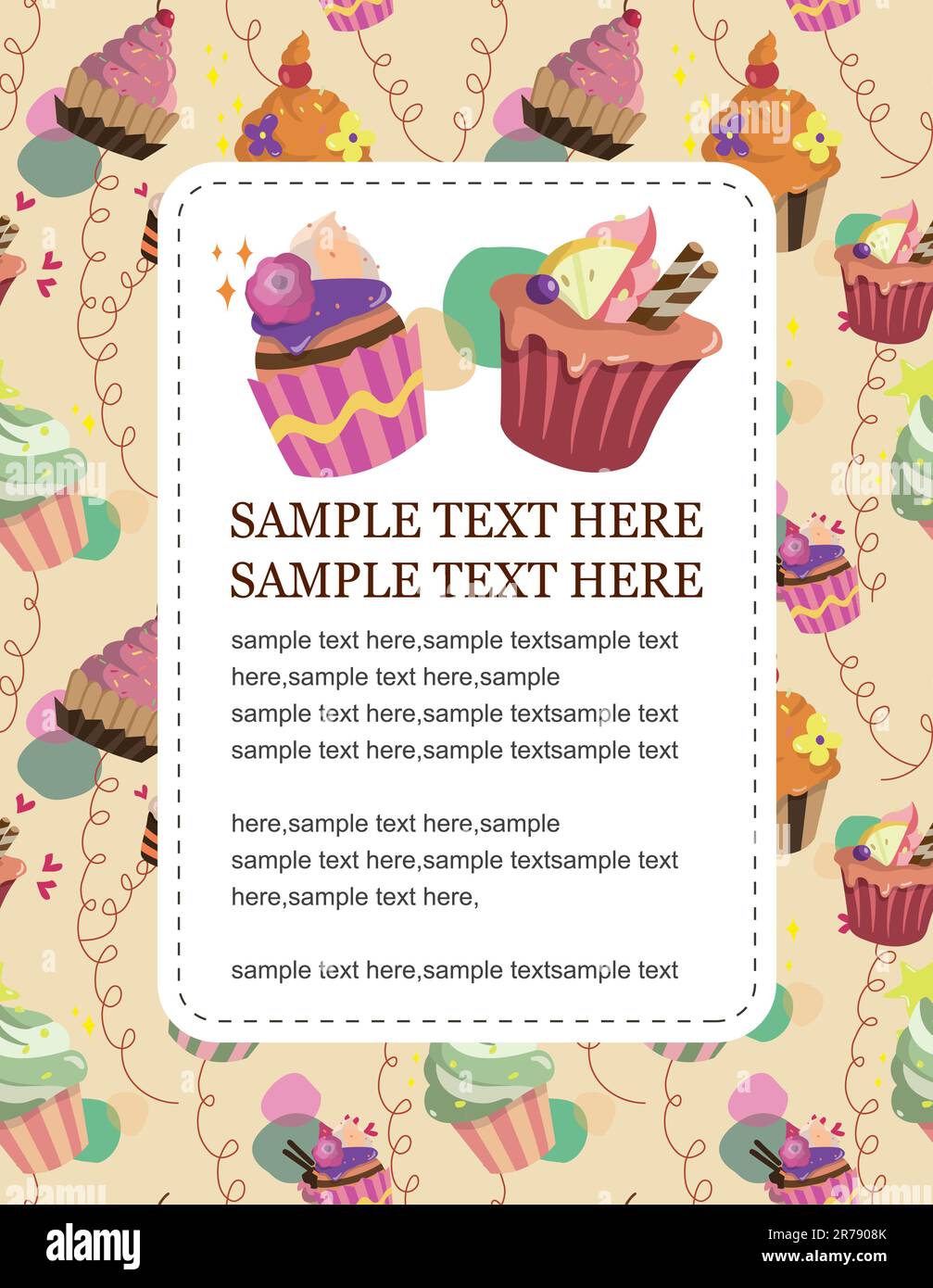 Beautiful cake Stock Vector Images - Alamy