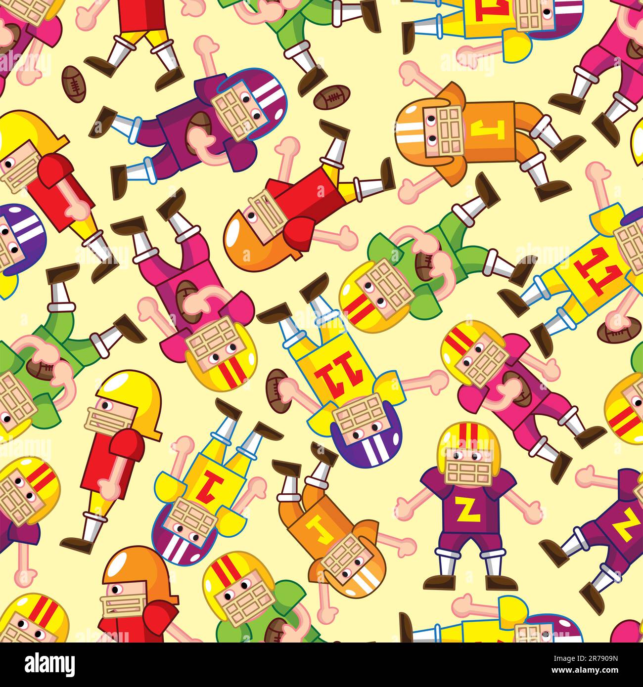 Football player stretching game Stock Vector Images - Alamy