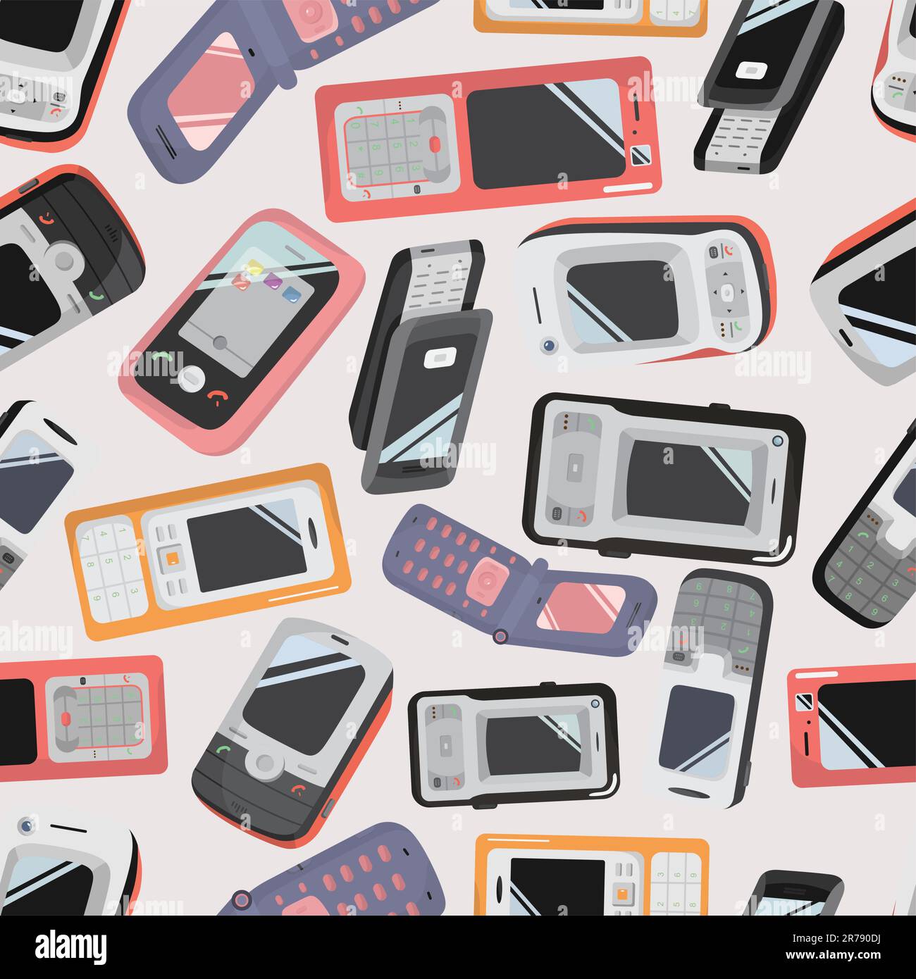 Mobile class picture Stock Vector Images - Alamy