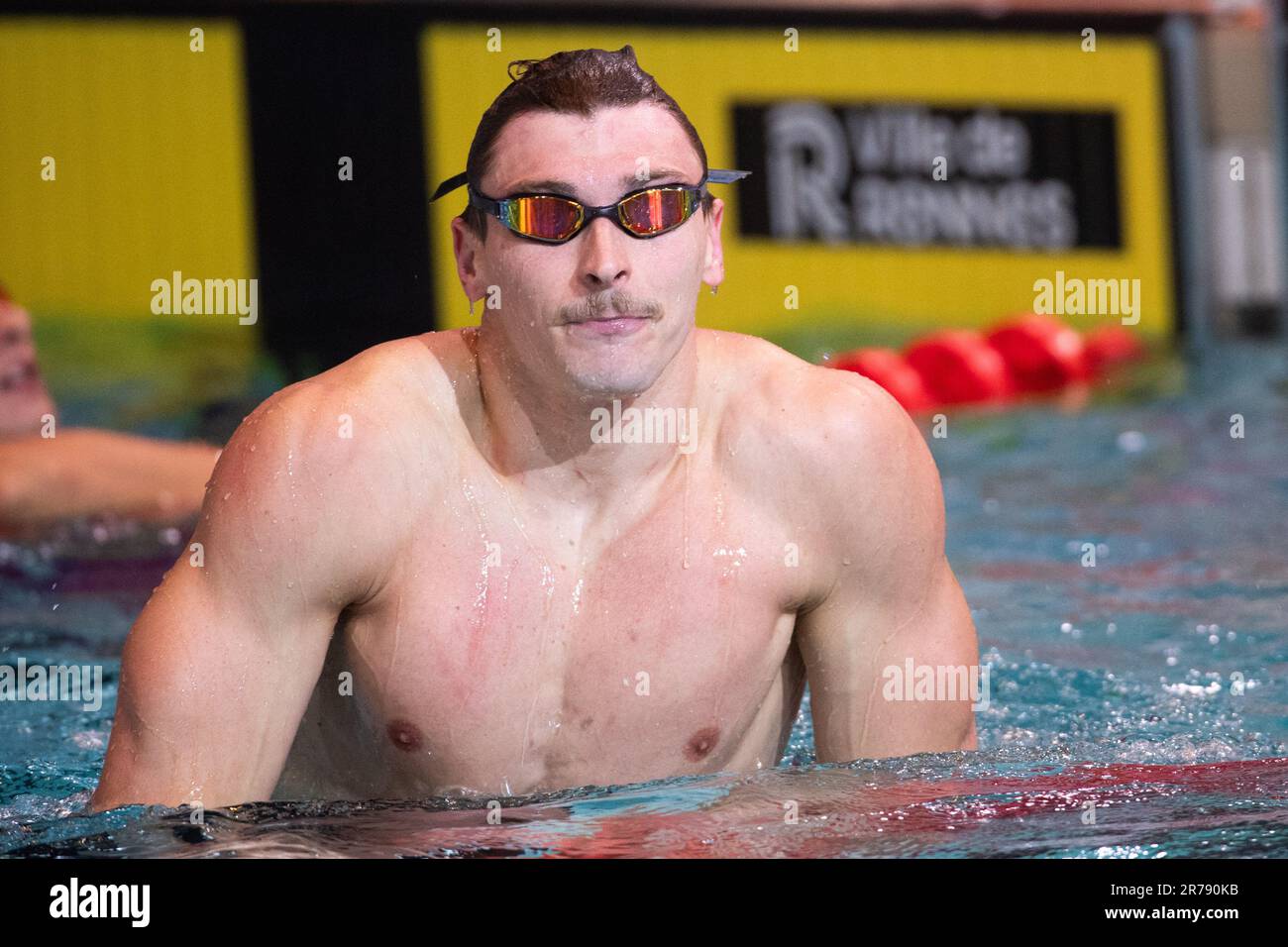 Rennes, France. 13th June, 2023. Maxime Grousset competes during the ...
