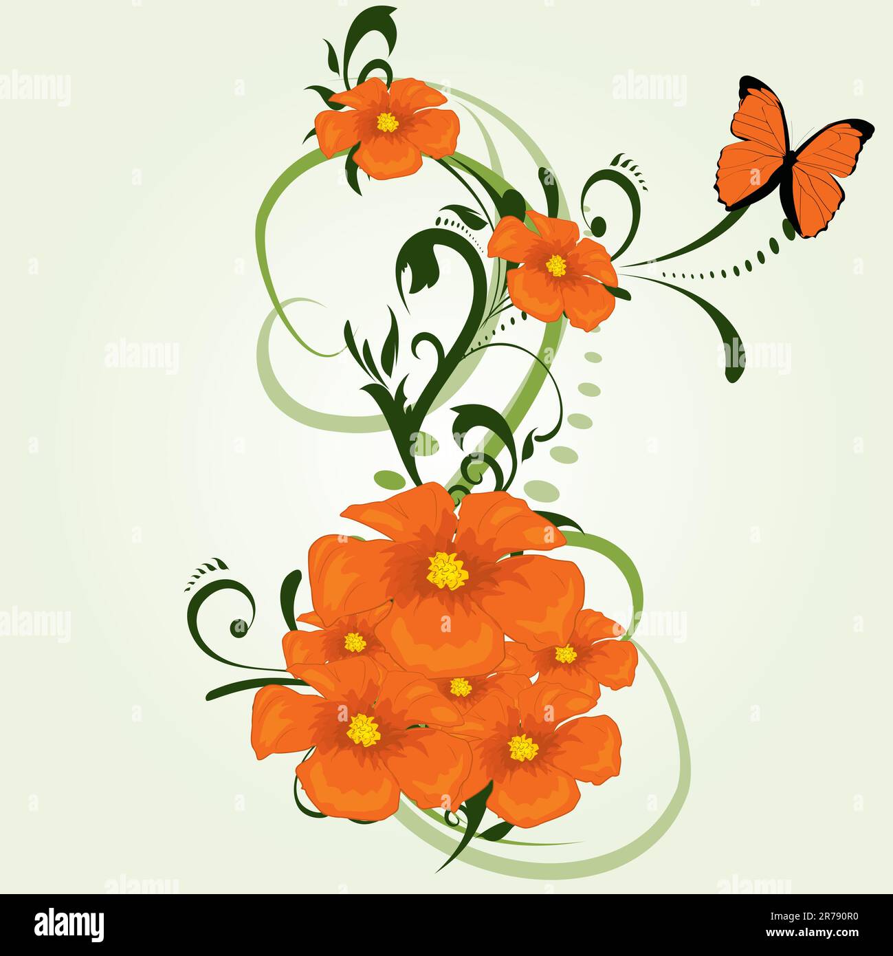 flower background design Stock Vector Image & Art - Alamy