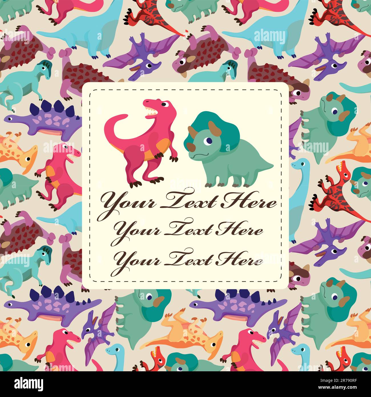 Dinosaur card hi-res stock photography and images - Alamy