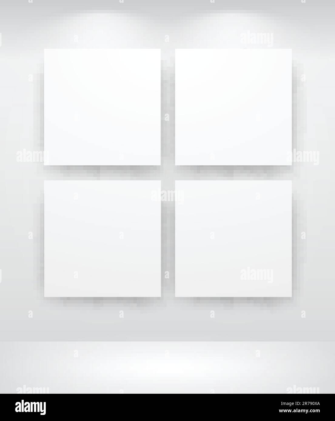 Museum clean art gallery Black and White Stock Photos & Images - Alamy