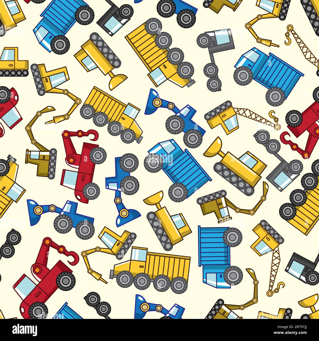 seamless truck pattern Stock Vector Image & Art - Alamy