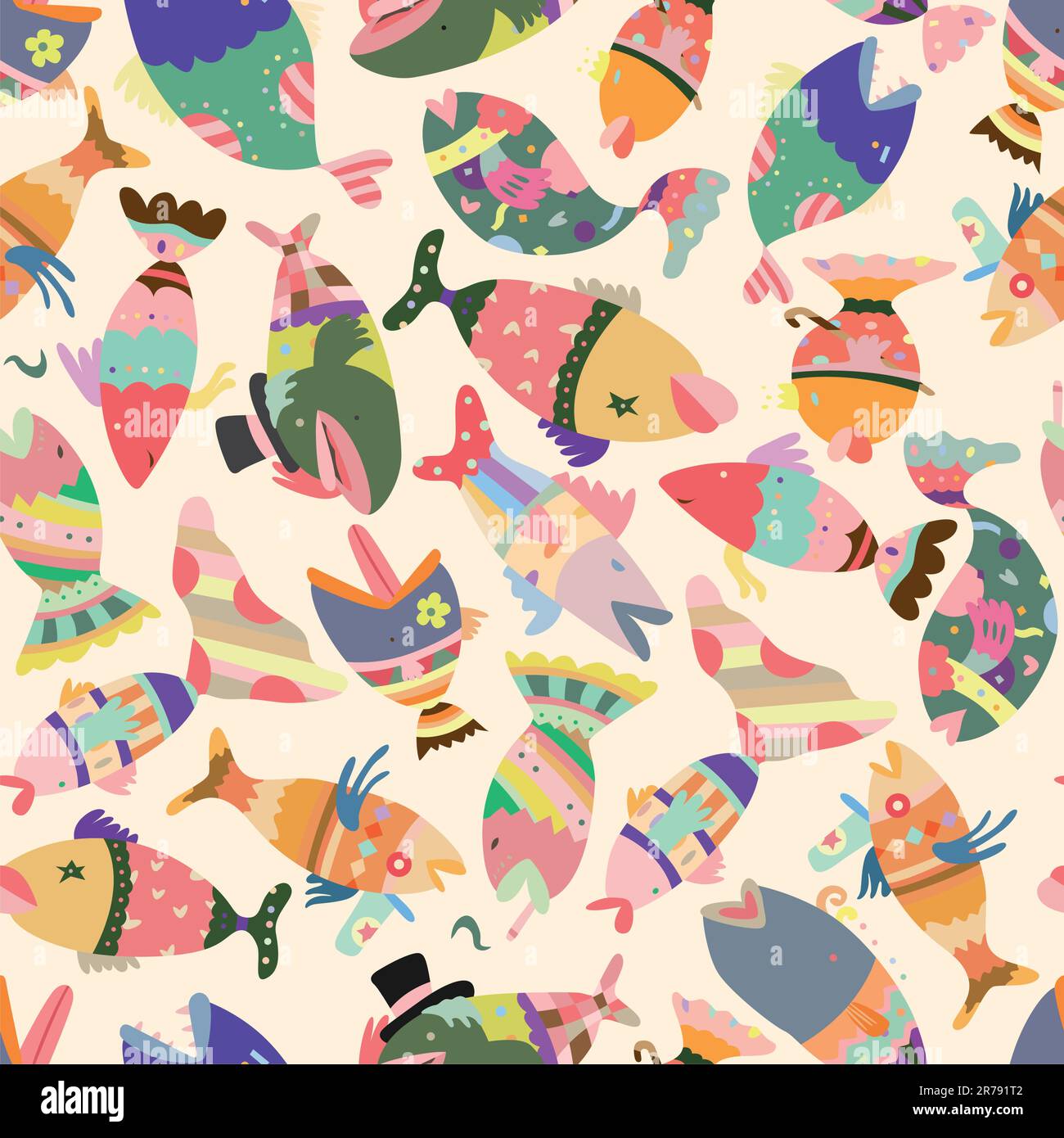 Adorable pattern art hi-res stock photography and images - Alamy