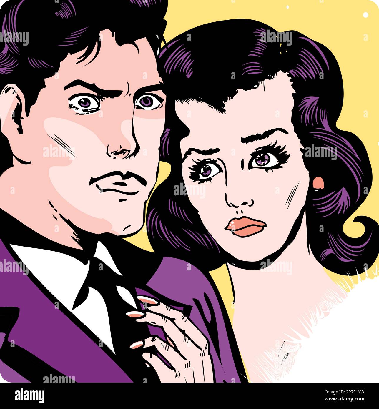 Pretty sweet woman in Stock Vector Images - Alamy