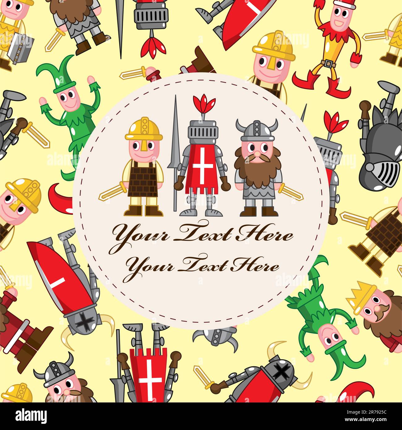 medieval people card Stock Vector Image & Art - Alamy