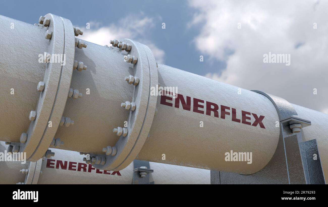 Enerflex Illustration focusing on the anchorage system of an industrial ...