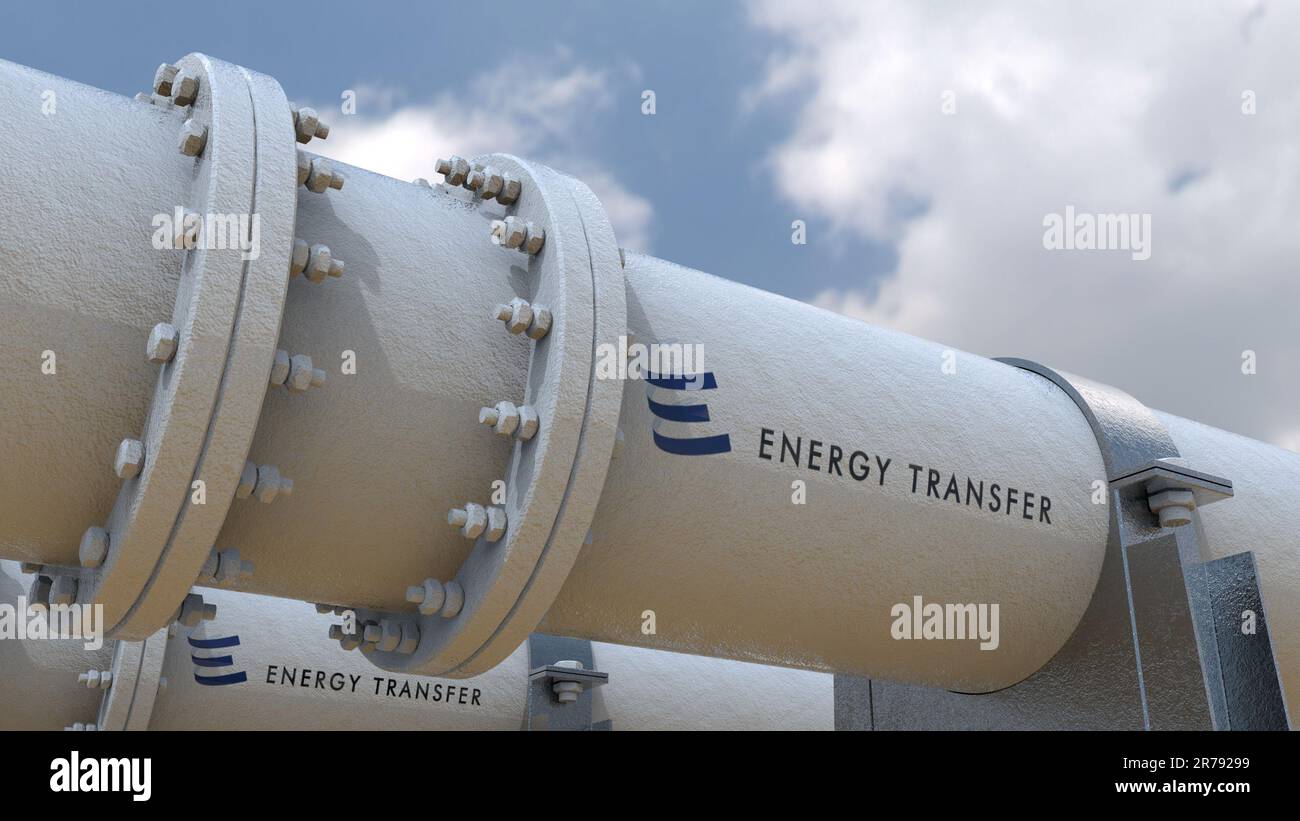 Energy Transfer Partners Detailed view of the flange connection in a ...