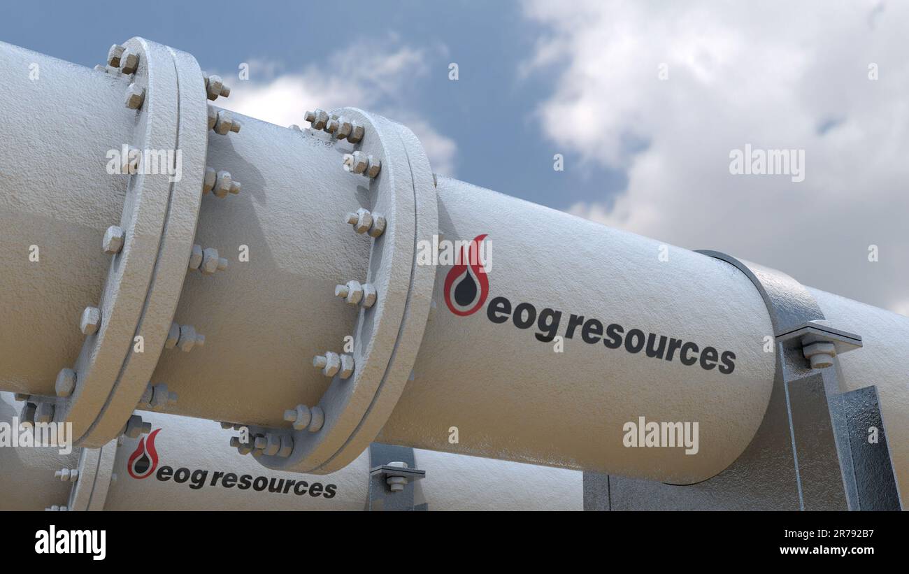 EOG Resources Illustration showcasing the steel cylinder of a petroleum ...