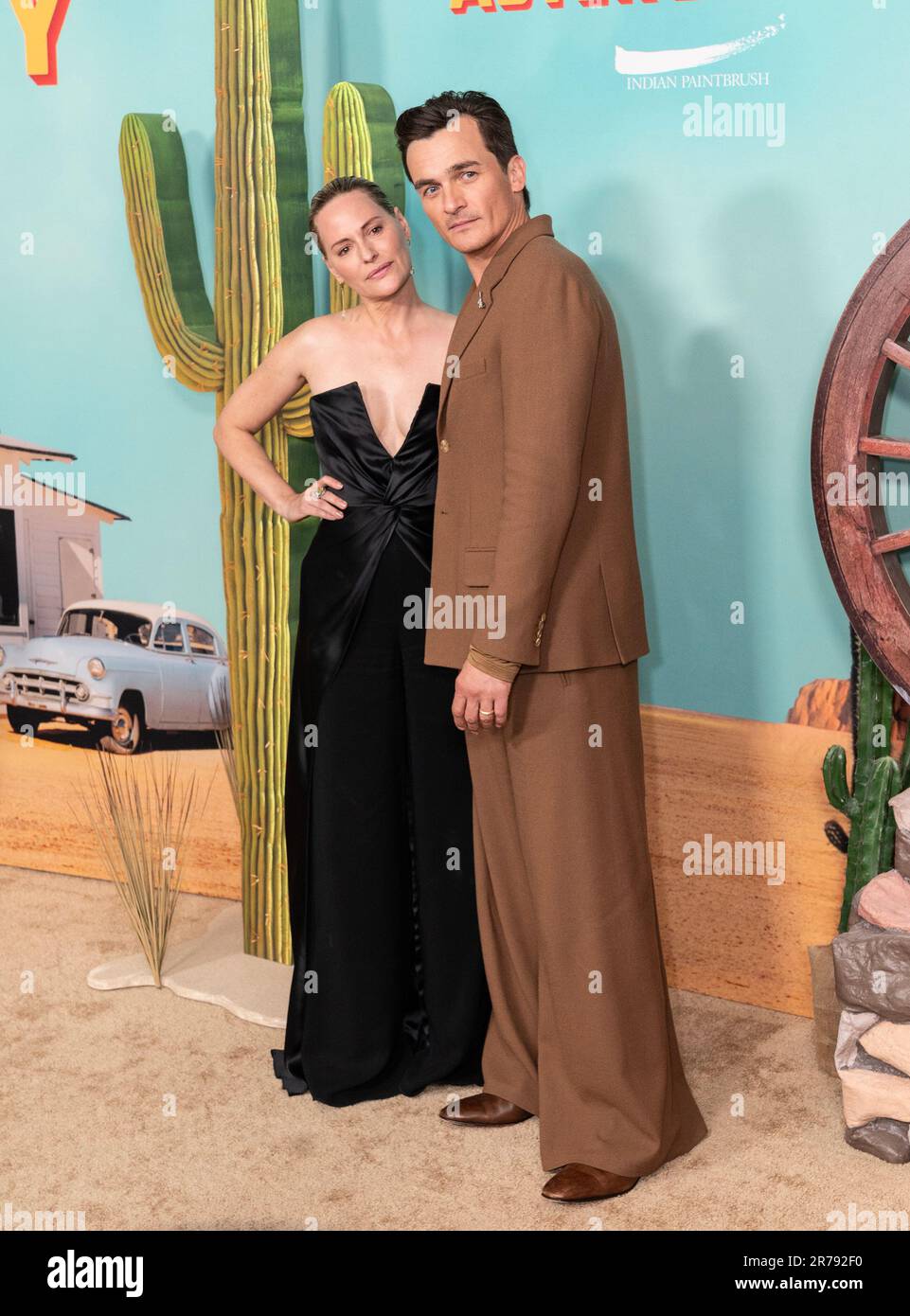 New York, USA. 14th June, 2023. Aimee Mullins and Rupert Friend attend ...