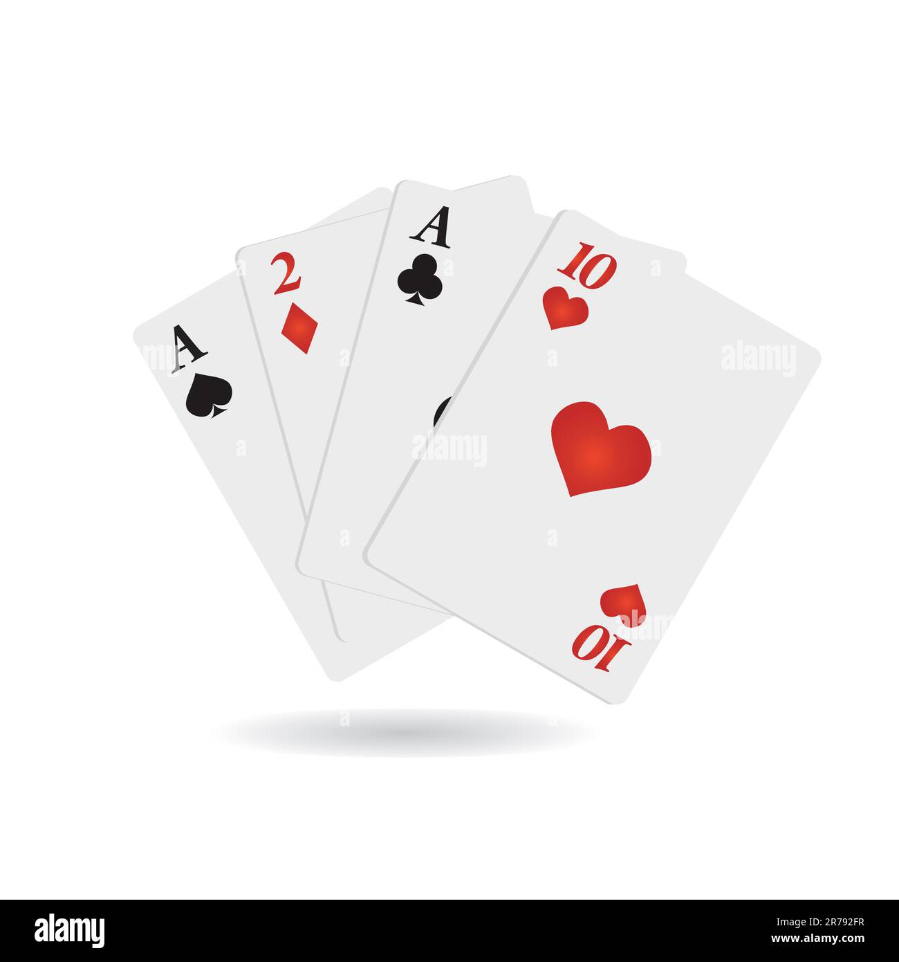 Ace card graphics Cut Out Stock Images & Pictures - Alamy