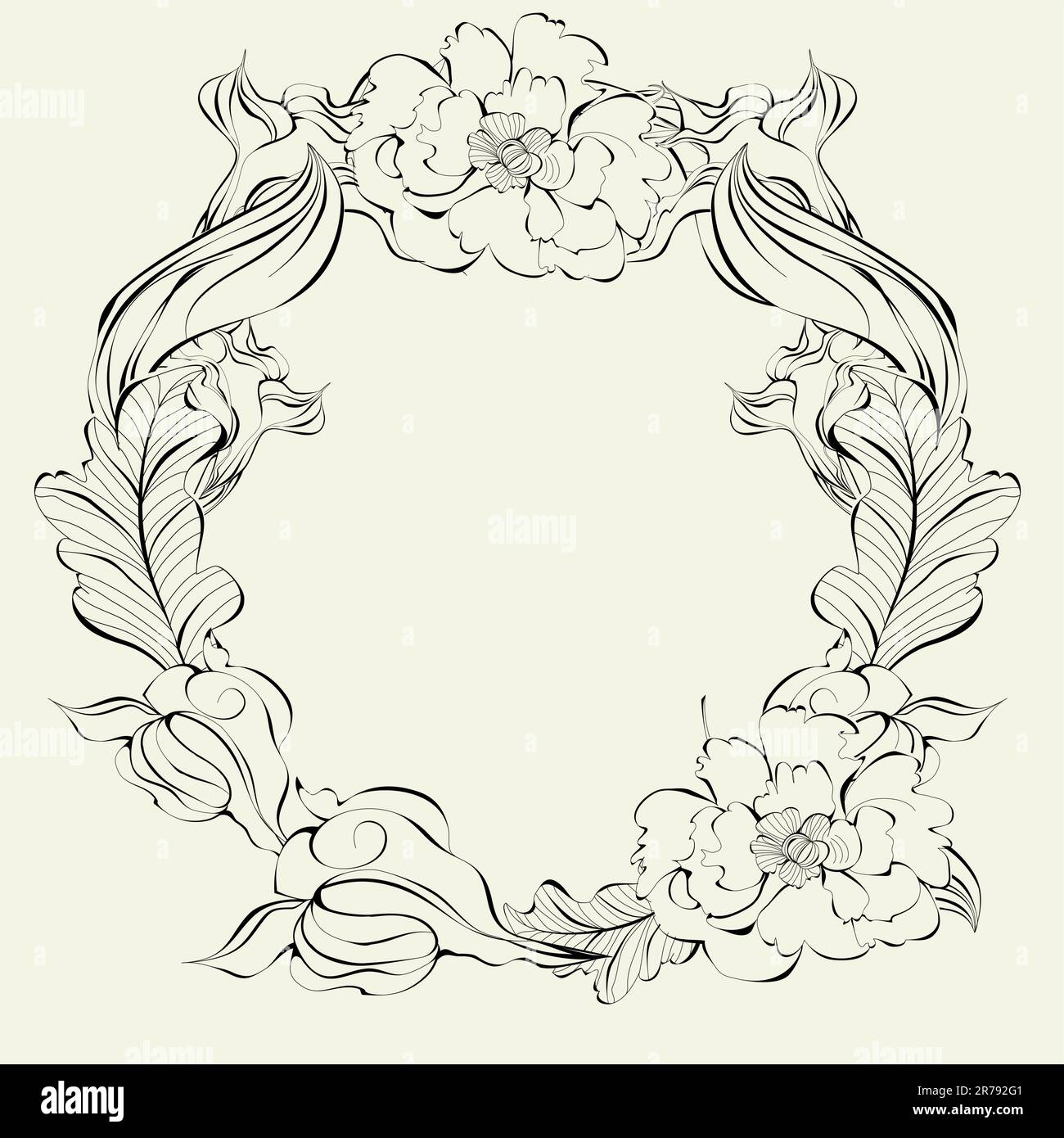 Decorative font, Letter O Stock Vector Image & Art - Alamy